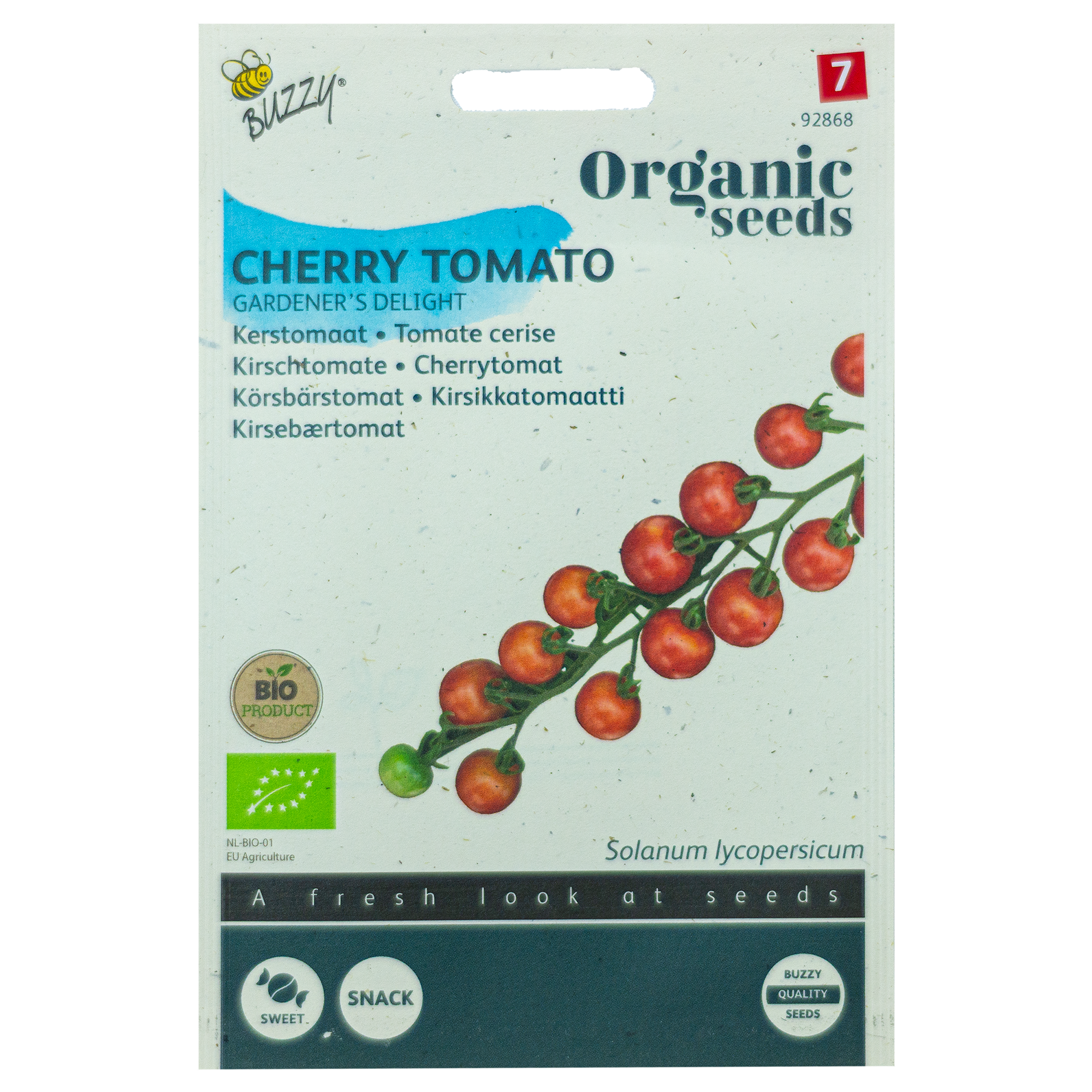 Tomaat Gardeners Delight BIO moestuin zaden kopen