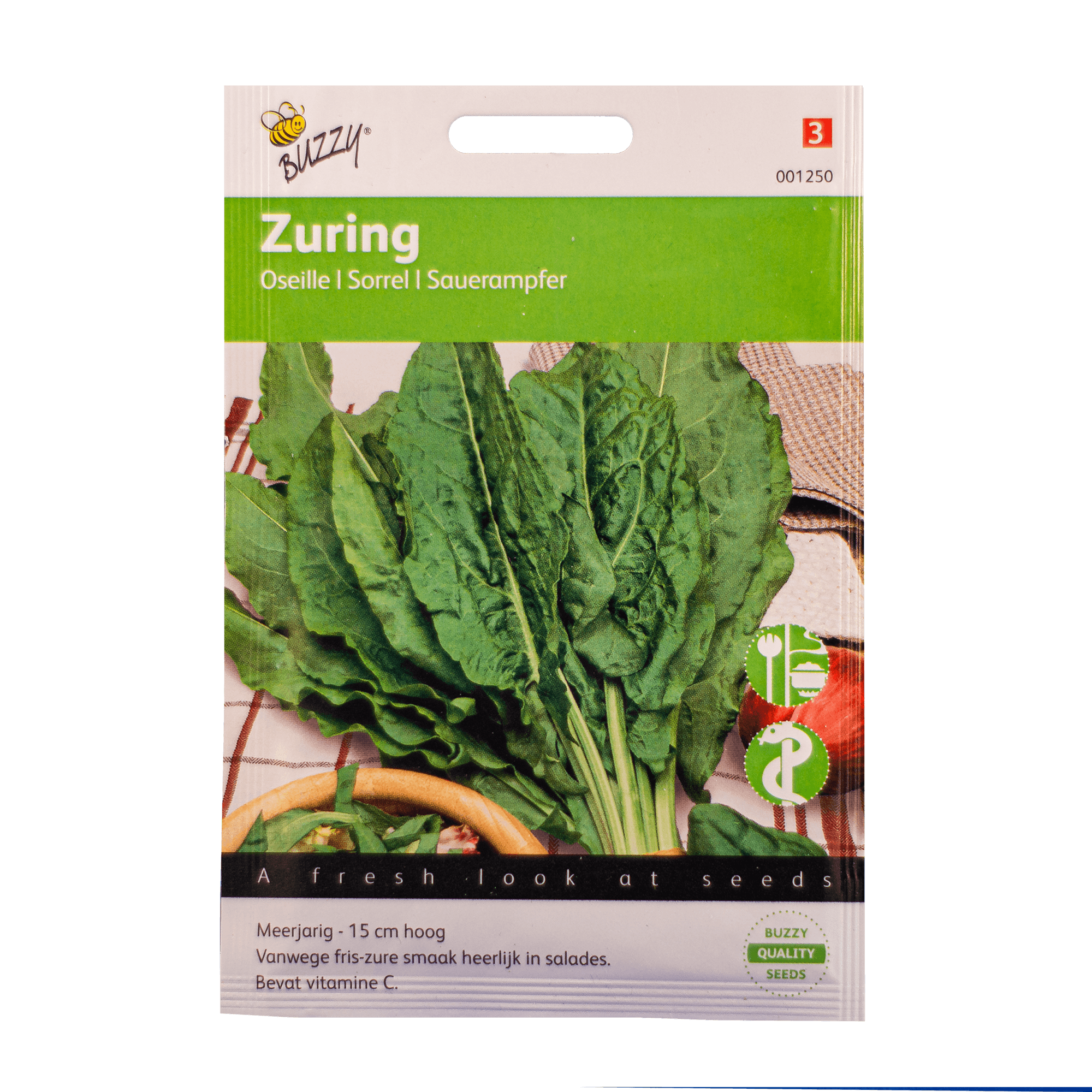 Zuring moestuin zaden kopen